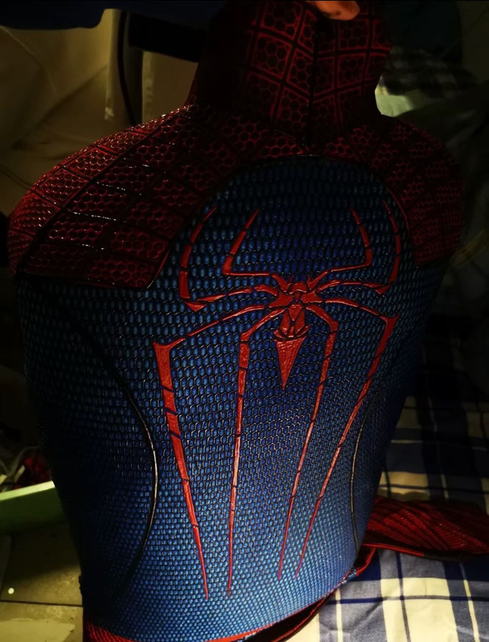 TASM 1 Suit (Andrew) with Face shell & 3D Rubber Web Movie Prop Replic ...